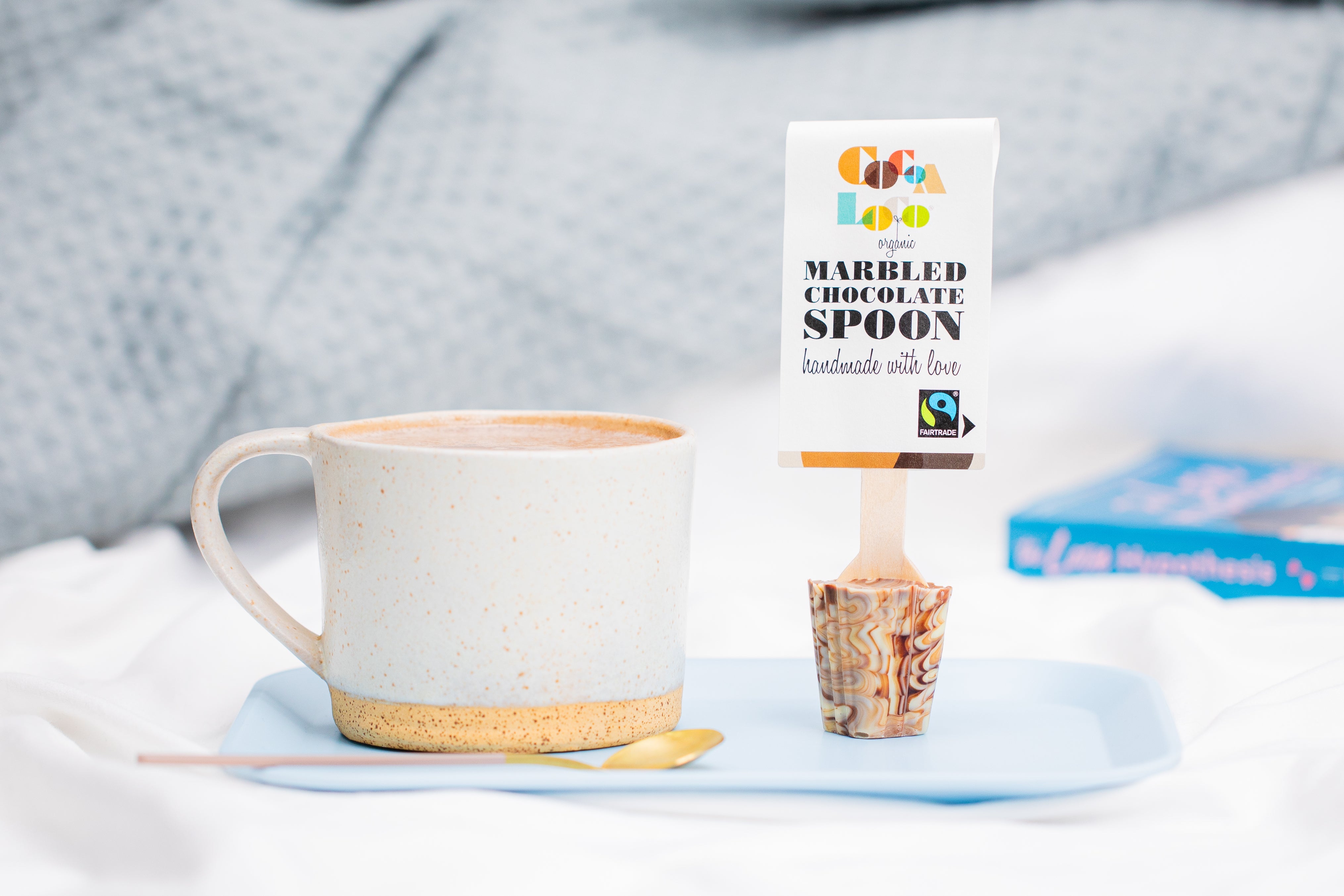 Marbled Chocolate Spoon | Organic & Fairtrade | Cocoa Loco