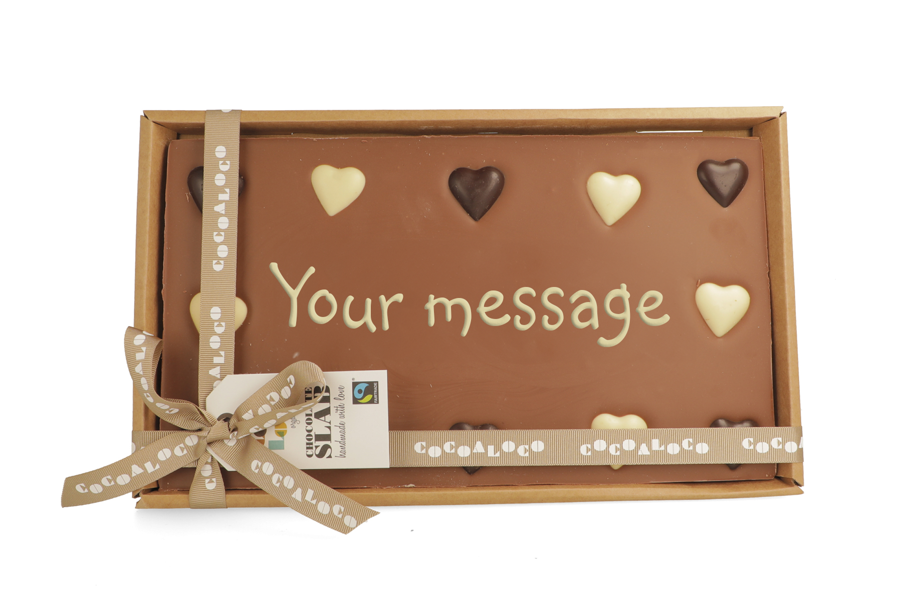 Personalised Chocolate Message Slab – Cocoa Loco